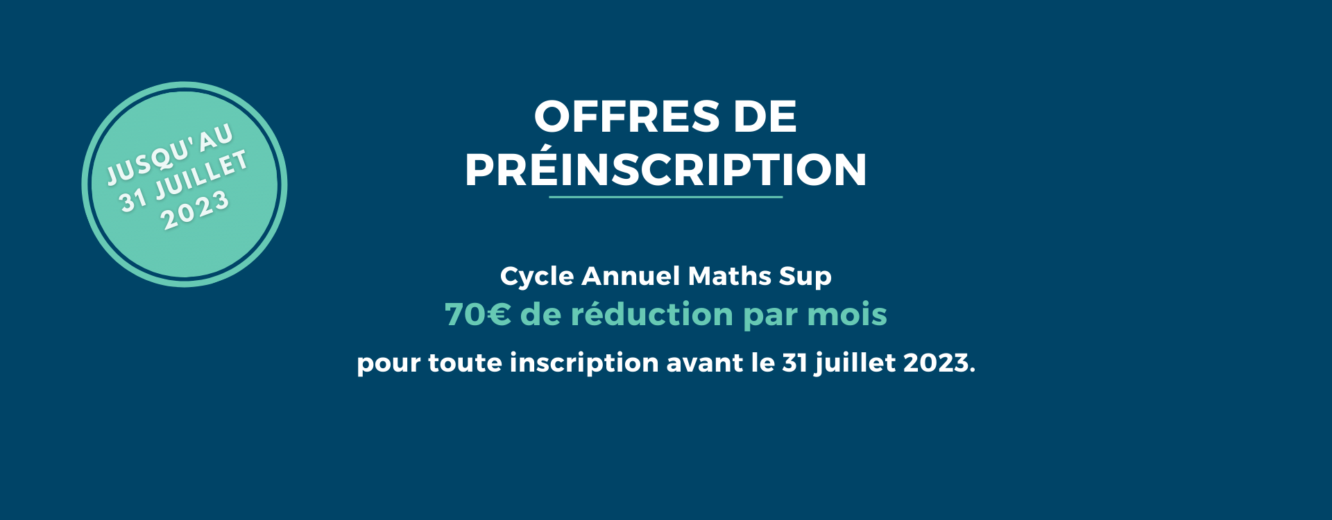 Cycle annuel Math Sup - Cours de Soutien Math Sup